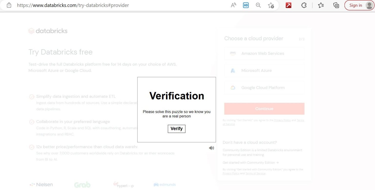 DataBricks | How to Create a Free account on Databricks? - BioChemiThon
