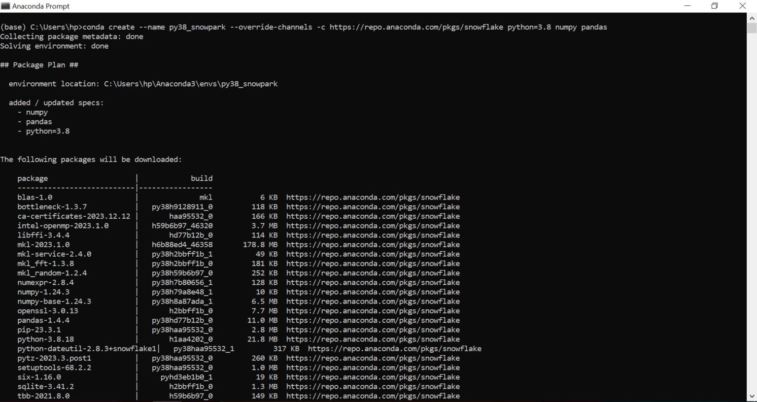 Python | How to Setup Snowpark Environment in Local Machine - BioChemiThon
