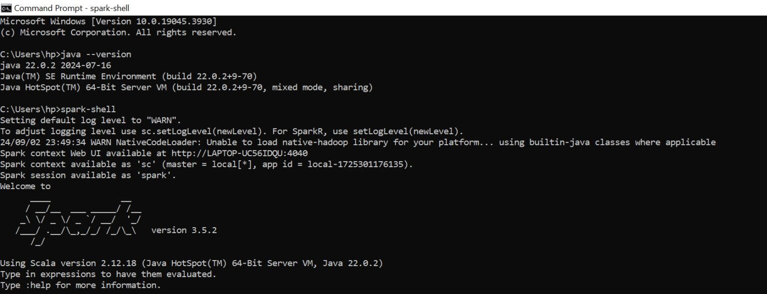 Spark | How to setup Apache Spark on a Windows Machine? - BioChemiThon