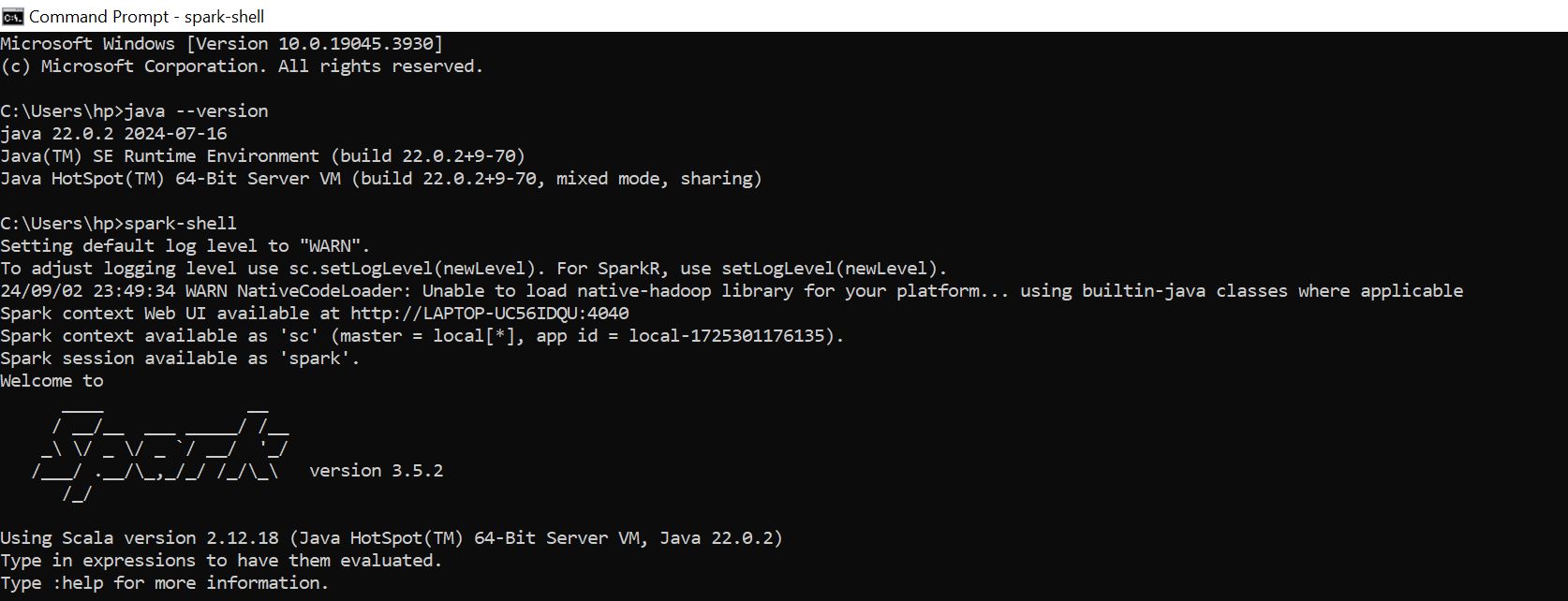 Spark | How to setup Apache Spark on a Windows Machine? - BioChemiThon